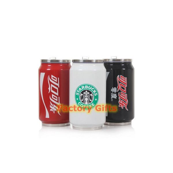 Quality Customizable cola can shaped vacuum stainless steel double wall tumbler for sale