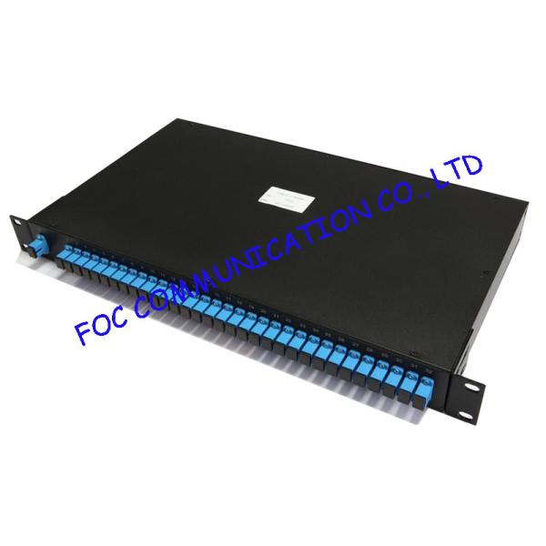 Quality Rack Mount 1 to 32 Fiber PLC Splitter for FTTH, High Return Loss for sale
