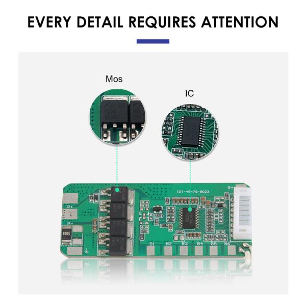 Quality PCM BMS For 18650 Battery Protection Board 5A-10A With Balance for sale