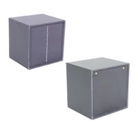 China Anthracite Solar Wall Sconce Cube Solar Outdoor Light Fixtures factory