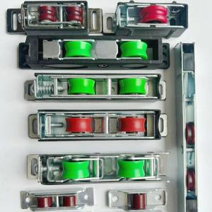Quality Double Pulleys Adjustable Sliding Gate Door Roller for Aluminum Profile 125mm for sale
