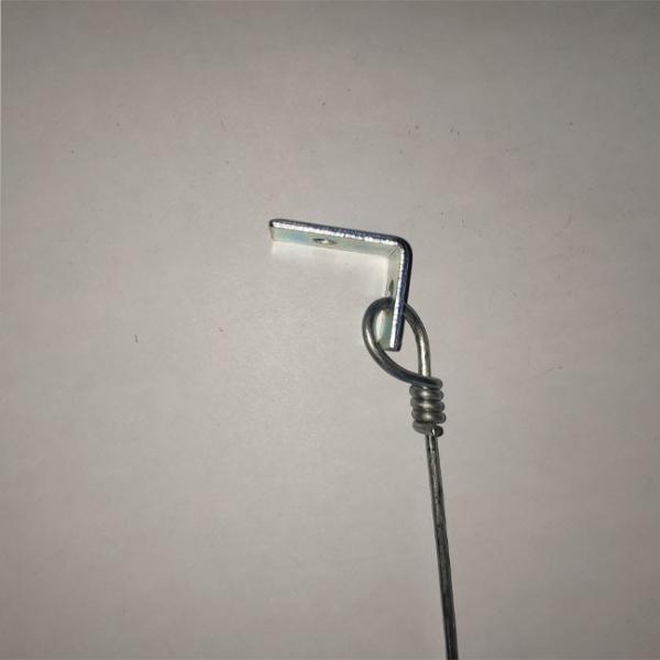 Quality 12 Gauge 8ft Acoustical Hanger Pre Tied Ceiling Wire 90deg Clip for sale