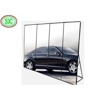 Quality P2.5 Full Color Video Display Indoor Stand Poster LED Screen Mirror Portable for sale