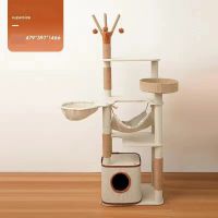 Quality Customizable Easy Assembly Cat Tree with Sisal Scratcher and Activity Dens for sale