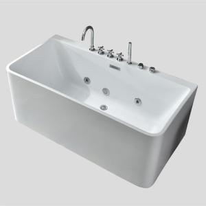 Quality Personalised Heated Bathtubs With Jets Stand Alone Deep Soaking for sale