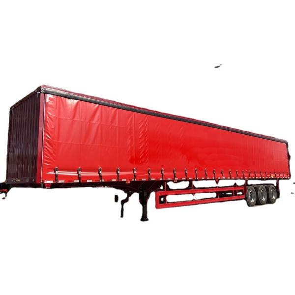 Quality Truck Mechanical Suspension 40ft Curtain Side Semi Trailer for Loading and for sale