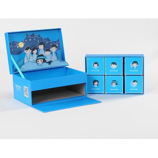 Quality Ivory  Art Paper Cardboard Drawer Box Waterproof Durable Long Working Life for sale