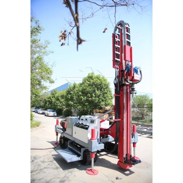 Quality Three Wing 100 Meter Crawler Mounted Anchor Drilling Rig for sale