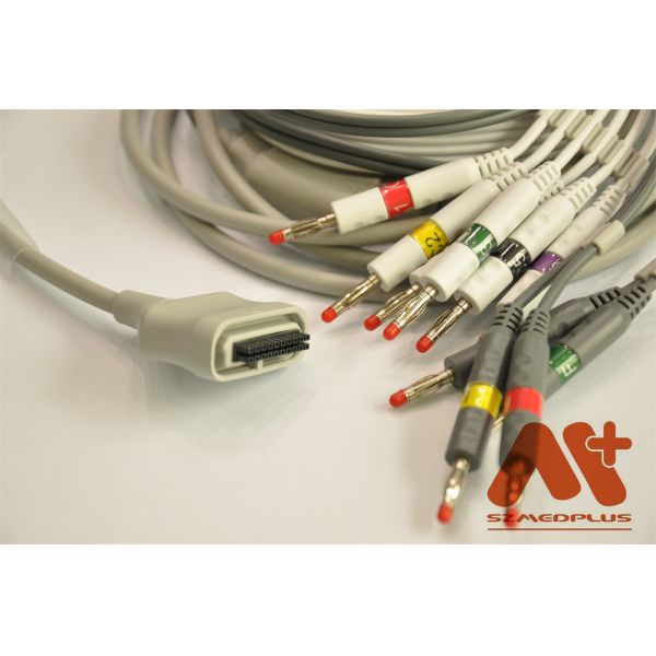 Quality Edan SE 15-15 EKG Cable,IEC,Banana 4.0 for sale