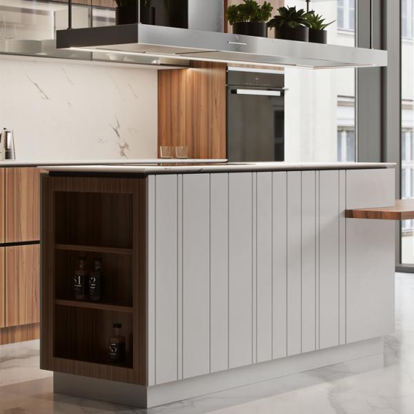 Quality Waterproof Solid Wood Floor Cabinet Modular Kitchen Cabinets for sale