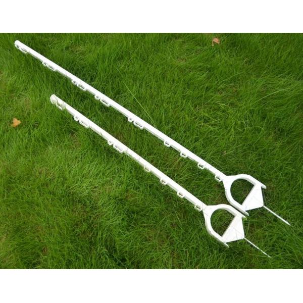 Quality PST012 63in Free Standing PP Electric Fence Posts Step-In Stirrup Tread UV for sale