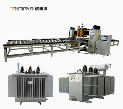 Quality A fully automatic transformer heat sink production line using mechanical arms for sale