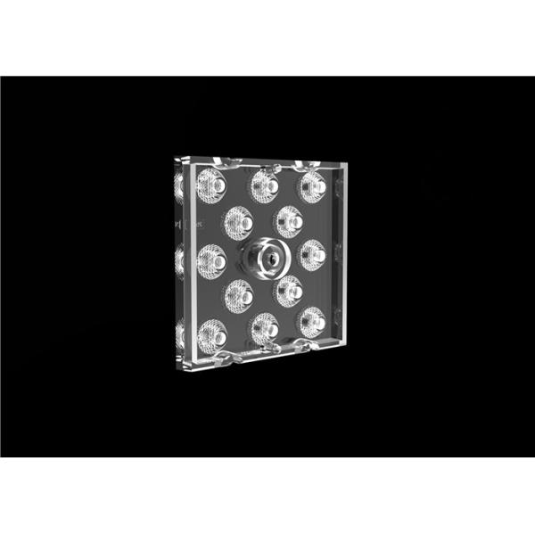 Quality 90 Degree LED Street Light Lens With Silicone Gasket for sale