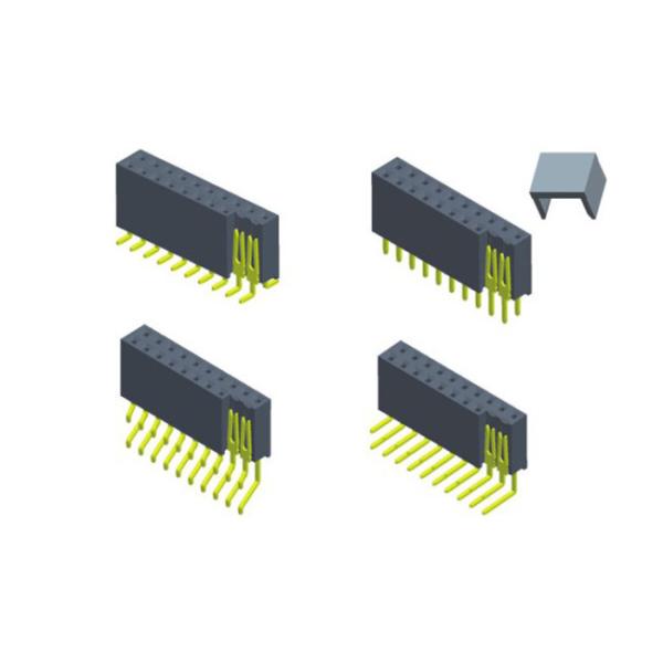 Quality 2.54 mm H 5.7 Dual Row Female Header Connector SMT Y Type Contact for sale