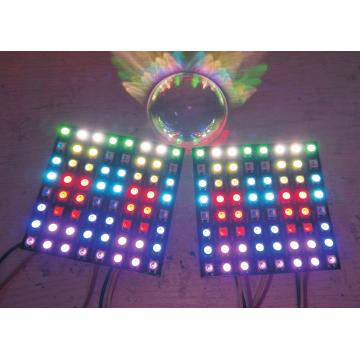 Quality 8*8 Pixels Flexible SK6812 Matrix 5050 RGBW LED Pixel Panel for sale