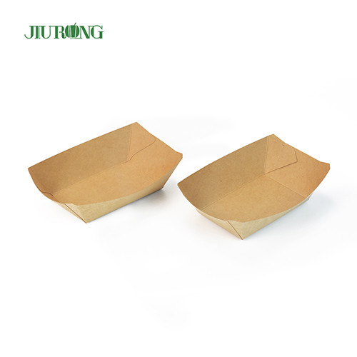 Quality ODM Biodegradable Disposable Paper Serving Trays 175cm length Custom logo for sale