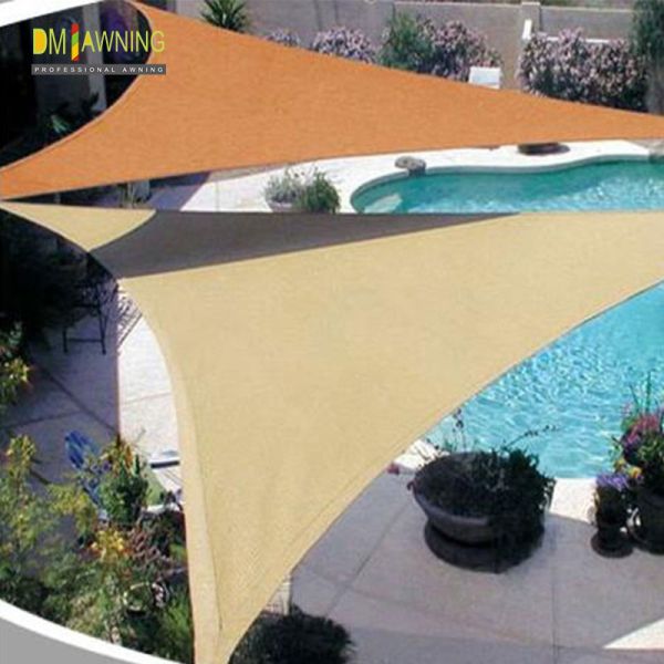 Quality Courtyard Swimming Pool Sun Sail Outdoor Sunshade Sails for sale