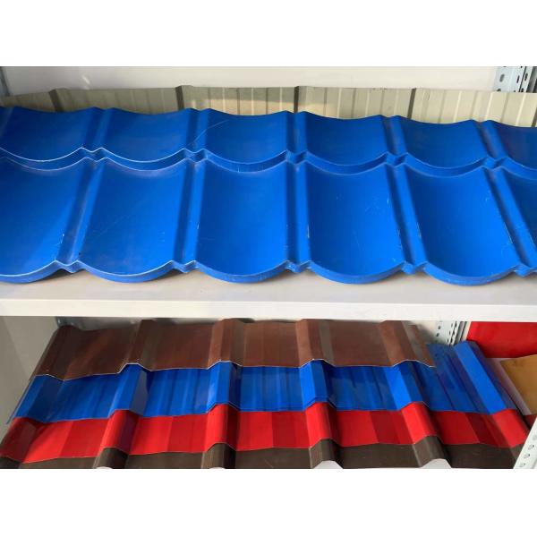 Quality Glazed Tile Roof 0.25 Double Layer Roll Forming Machine Gearbox Drive Plc for sale