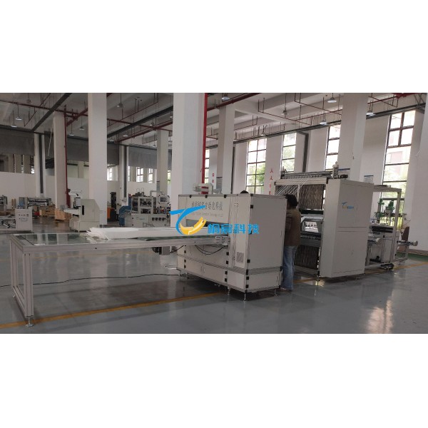 Quality CNC Glass Fiber Pleating Machine High Precision Paper Pleating Production Line for sale