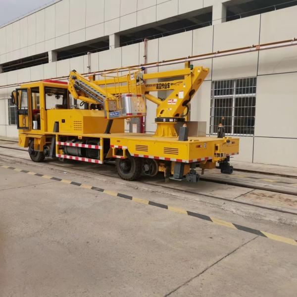 Quality 45km/H Railway Aerial Work Truck Dual Purpose Aerial Work Car Rail Transit Site Aerial Work for sale