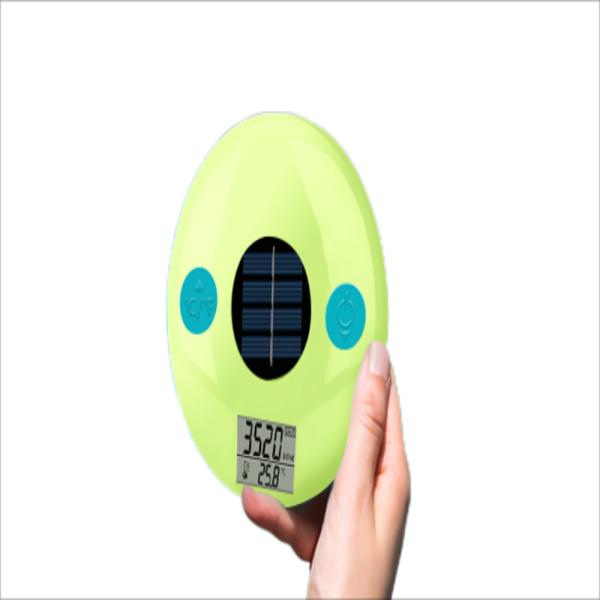 Quality Solar-Powered 2-in-1 Salinity Temp Tester For Pools Compact Design for sale
