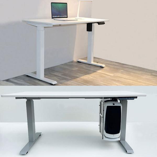 Quality Height Adjustable Modern Boss Study Dual Motor Electric Standing Desk with Metal for sale