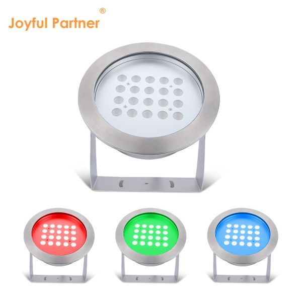 Quality LED Underwater Spot Lights 40W Stainless Steel 316 IP68 Warm White Single Color For Home Garden for sale