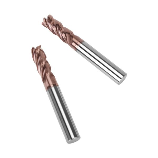 Quality HRC60 Unequal Solid Carbide Corner Radius End Mills for Steel for sale