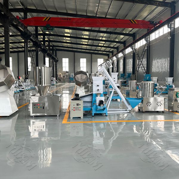 Quality 500-2000kg/h Cat Dog Rabbit Feed Pellet Making Extrusion Processing Line for sale