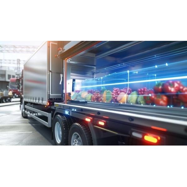 Quality Diesel Fuel Type Refrigerator Box Semi Trailer 30T Load Capacity for sale