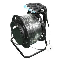 Quality Armored Military Tactical Fiber Optic Cable / 4 Strand Single Mode Fiber 300m LC for sale