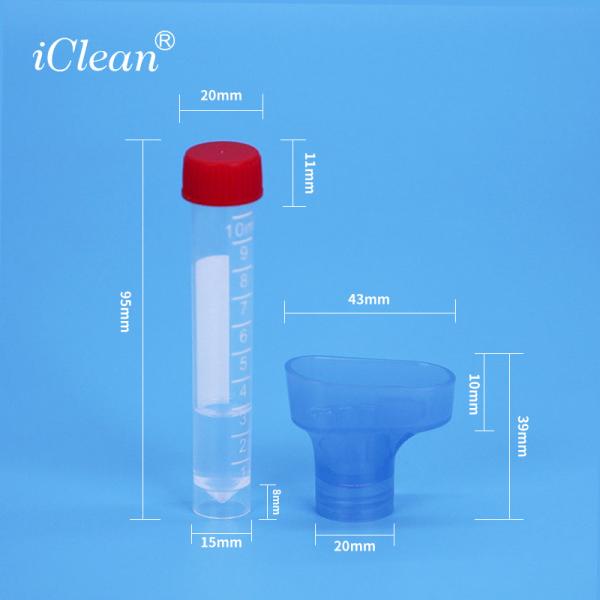 Quality 10mL Painless Home Saliva Collection Kits Dna Saliva Collector for sale