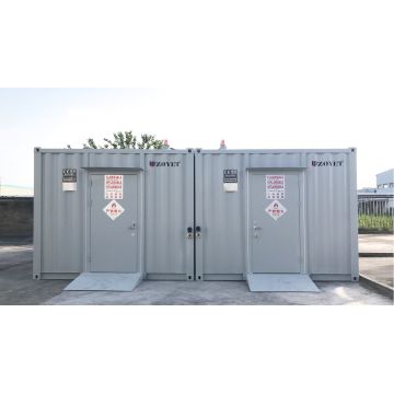 Quality EN60079 Hazardous Material Storage Containers Q235B Walk In Container for sale