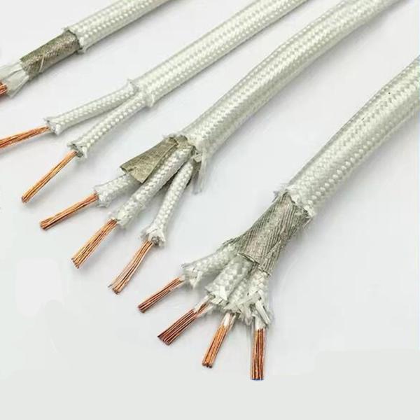 Quality Customizable 500 Degree Fiberglass Braided Mica Fire Resistant High Temperature for sale