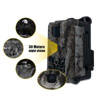 Quality Wildlife Trail Camera No Glow 30MP Image 1080P Video Waterproof IP67 up to 512GB Storage Competitive Price Hunting Camera for sale