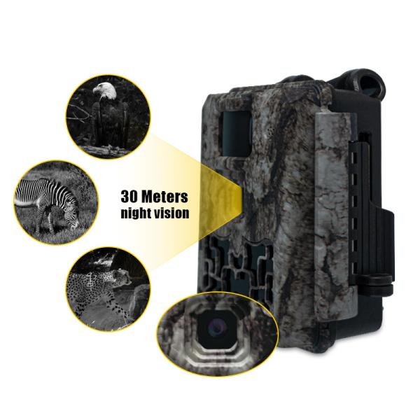 Quality Wildlife Trail Camera No Glow 30MP Image 1080P Video Waterproof IP67 up to 512GB for sale