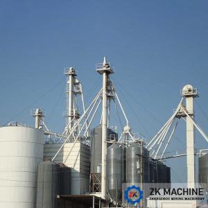 Quality Blue Vertical Bucket Elevator / Chain Bucket Elevator Strong Carrying Capacity for sale