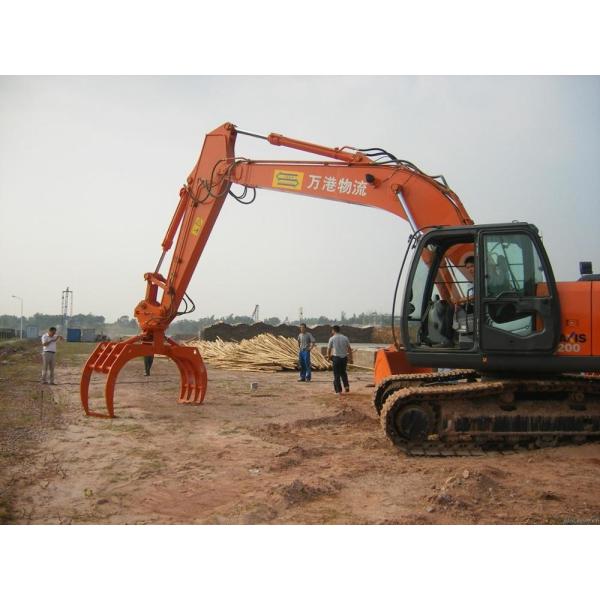 Quality Q355MN Hydraulic Rotating Grab 50 Ton Excavator Grapple for sale
