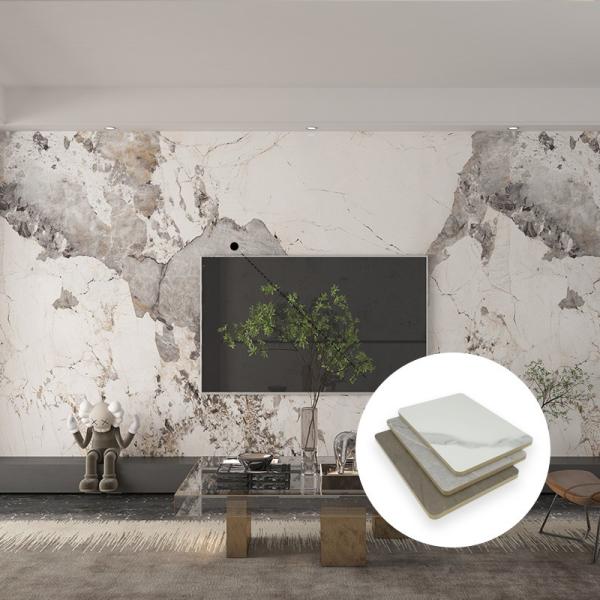 Quality Interior Wall Decor Materials Marble Bamboo Charcoal Board Veneer for Home Decoration for sale