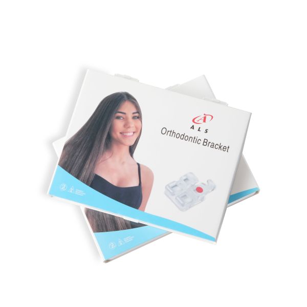 Quality ROTH Dental Ortho Teeth Correction Braces Clear Crystal Sapphire Brackets For Orthodontic Treatment for sale