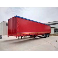 Quality 3 Axles Curtain Side Semi Trailer With Jost Kingpin And 8/12/16 Tires for sale