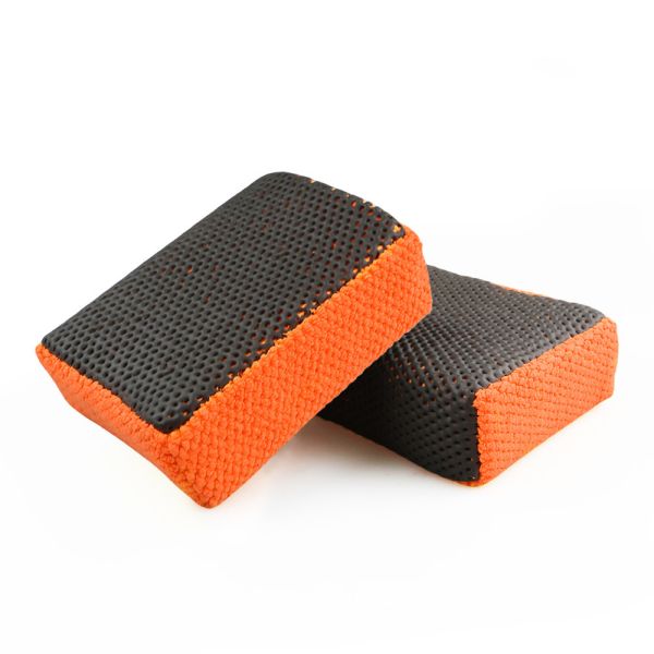 Quality Environmentally Friendly Orange Clay Block For Cleaning Cars Blister Packaged for sale