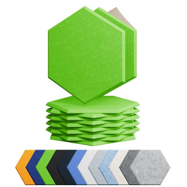 Quality Hexagon Polyester Fiber Acoustic Wall Panels Interior Home Decoration for sale