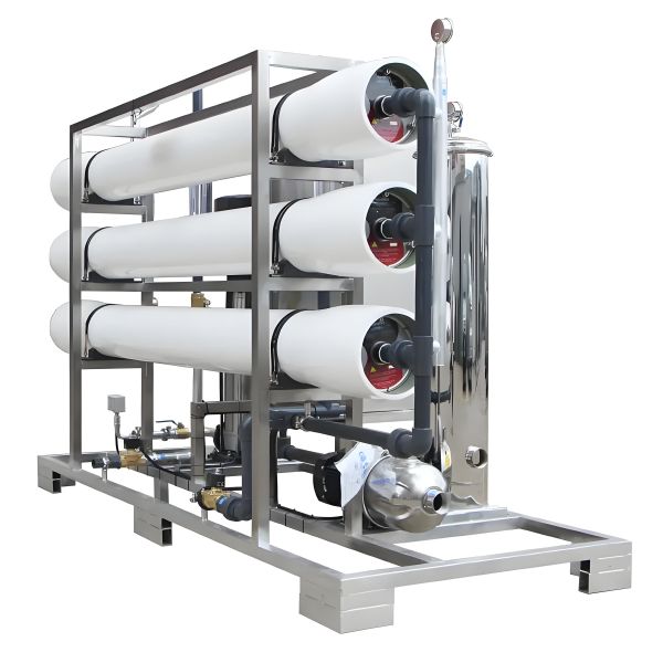 Quality 98% Salt Rejection Brackish Water RO System With Siemens S7 PLC Control for sale