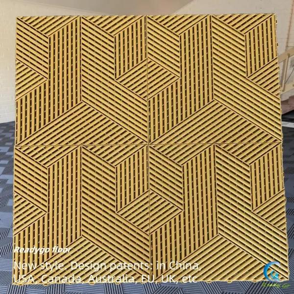 Quality Anti Aging Waterproof Garage Floor Mat 18mm Modular Garage Flooring Tiles for sale