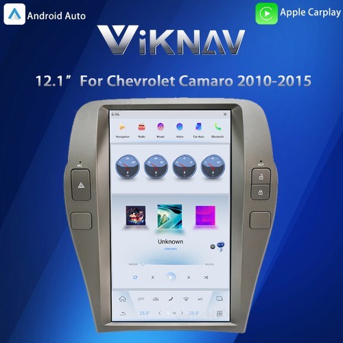Quality VIKNAV 12.1" Car Radio For Chevrolet Camaro 2010-2015 Wireless Carplay Android for sale