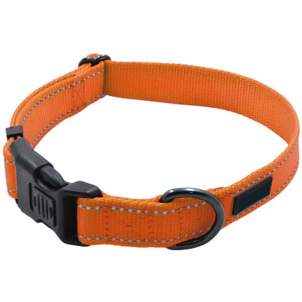 Quality Durable Soft Nylon Dog Collar , Reflective Nylon Buckle Dog Collars for sale