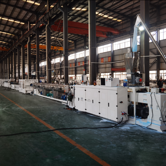 Quality SHENZHEN HYPET High Speed PVC Pipe Making Machine , PVC-O High Filler Pipe for sale