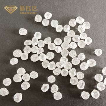 Quality Round Shape Lab Grown Diamonds Stone HPHT Uncut Rough VVS Clarity Diamonds for sale