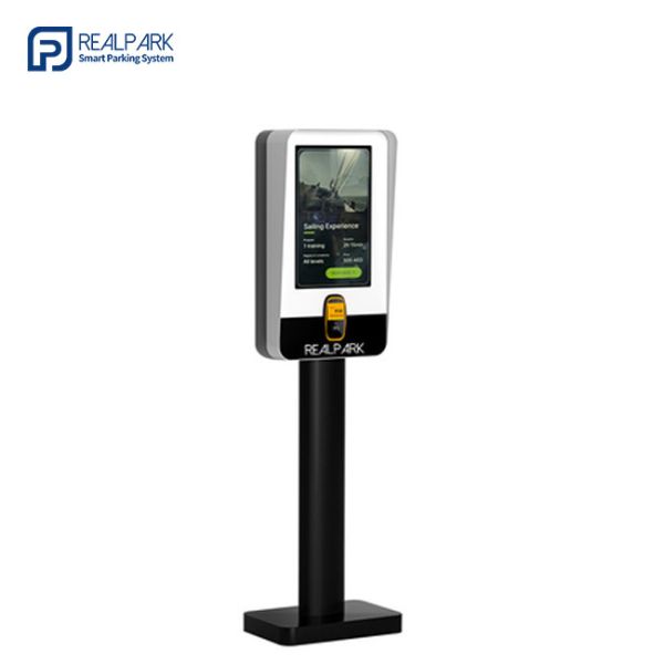 Quality QuickExit LPR Parking Payment Kiosk 21.5 Inch LCD Parking Kiosk Machine for sale